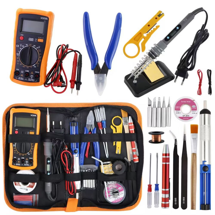 PAKET SOLDER LENGKAP 60 WATT DAN AKSESSORIS CEPAT PANAS SUHU BISA ...