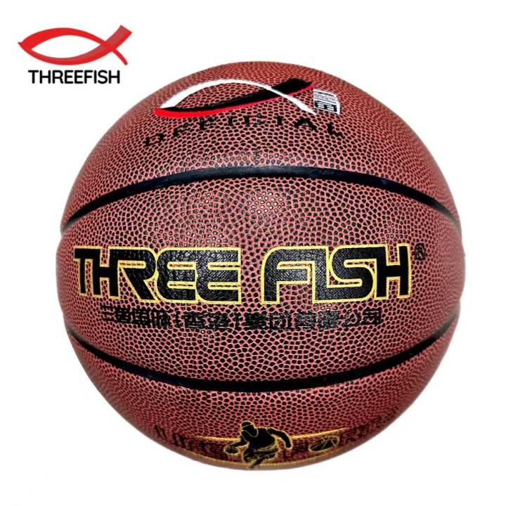 ลูกบาสเกตบอล THREEFISH 3 เบอร์ 7 (รุ่นใหม่ 2022) เล่นได้ทั้งพื้นปูน และ ปาเก้ | Lazada.co.th