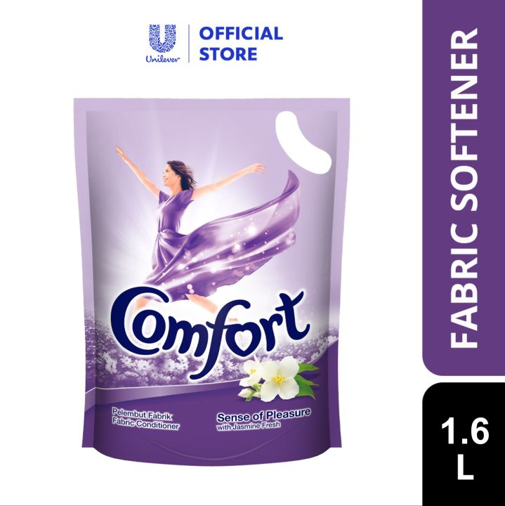 Comfort Dilute Fabric Softener Sense of Pleasure Refill Pouch 1.6L | Lazada