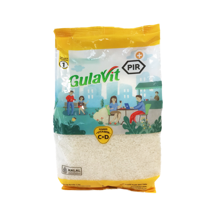 GulaVit Gula Pasir Kristal Putih Bervitamin C & D 1kg | Lazada Indonesia