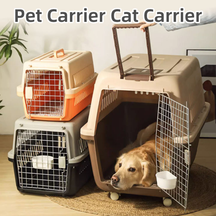 City Tail Pet Travel Carrier Cage for cat dog Portable Airline Approved ...