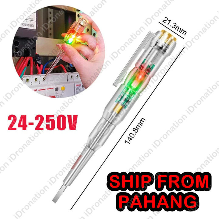 Intelligent Dual Led Test Pen Voltage Tester Pen Induction Power Detector Electric Screwdriver
