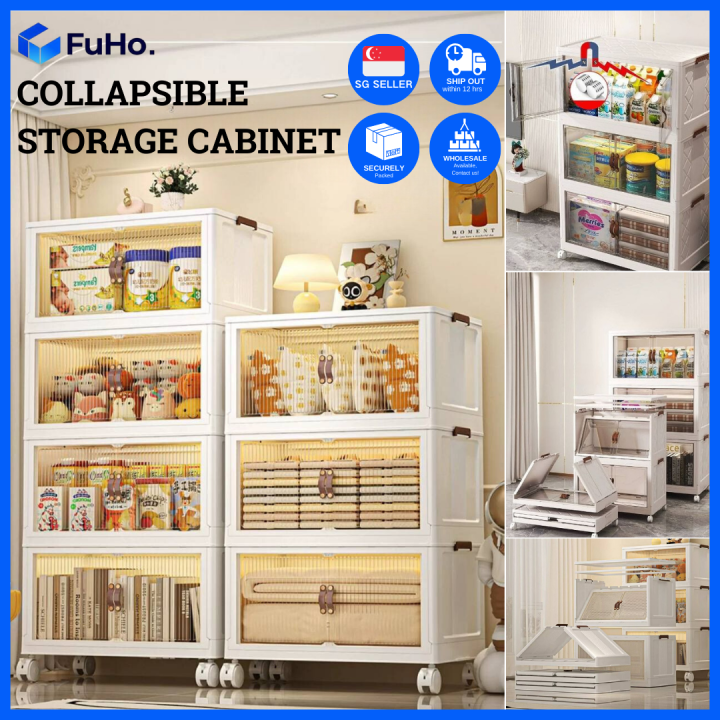 🇸🇬READY STOCK🇸🇬 FuHo Folding Cabinet | Collapsible Cabinet | Folding ...