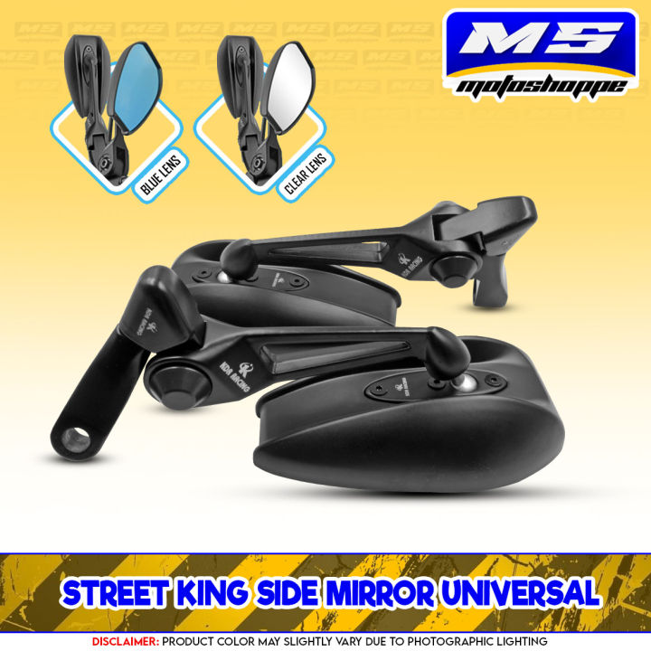 STREET KING SIDE MIRROR UNIVERSAL V1-MOTOSHOPPE | Lazada PH