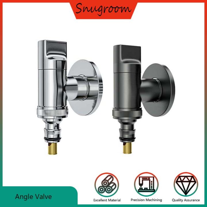 Snugroom G1/2 And G3/4 Brass Automatic Stop Washing Machine Angle ...