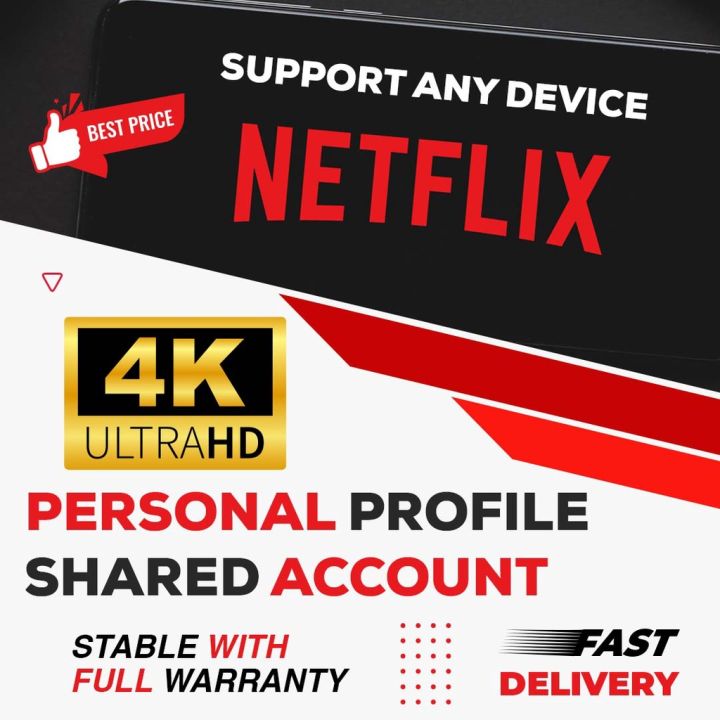 Netflix 4K UHD Premium | Lazada