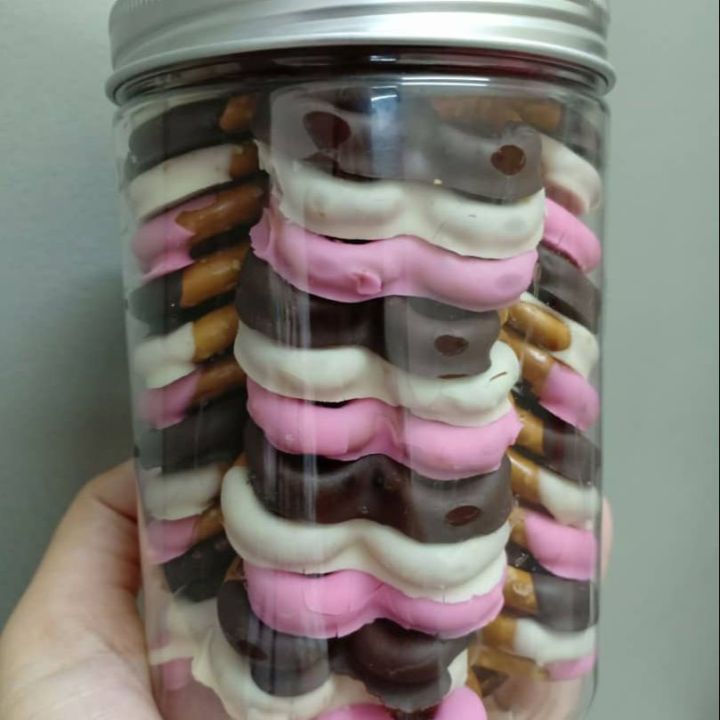 [READY STOCK] Mini Pretzel Mixed Flavour (estimate 40-50pcs/set) Milk ...