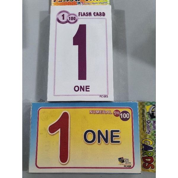 FLASH CARD NUMBERS & NUMERAL 1 TO 100 | Lazada PH