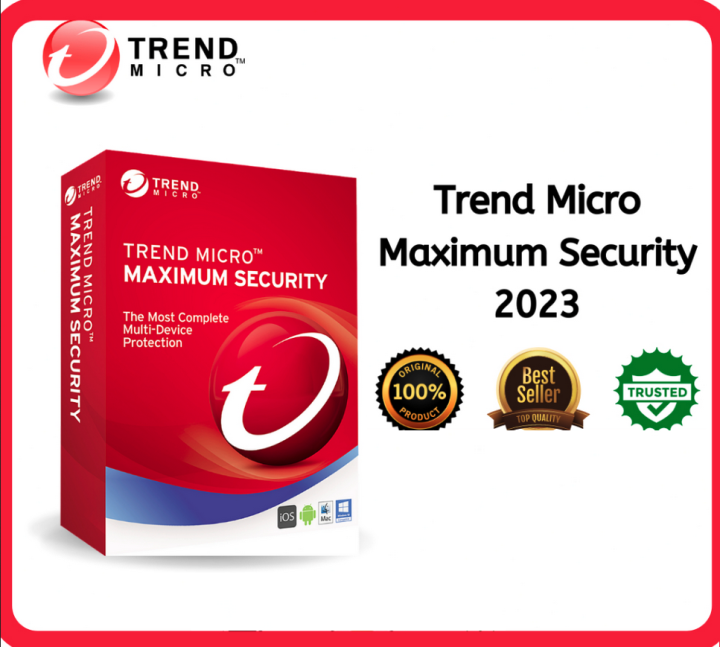 Trend Micro Maximum Security 2025 | 1Year 3Year 1Device 3Device 5Device | Lazada Singapore