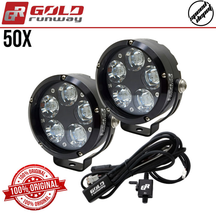 Goldrunway GR50X [Combo] 50W 6500K 6500LM LED Auxiliary Lamp | GR-50X ...