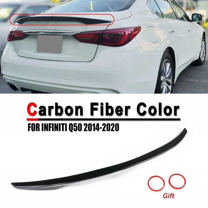 Carbon Fiber Look Rear Wing Spoiler Boot Lid Trunk Spoiler Wing For ...