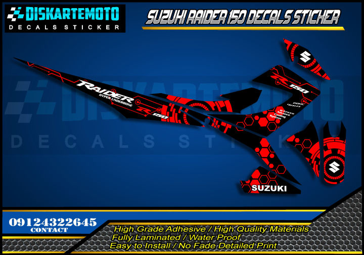 Suzuki Raider 150 Decals sticker | Lazada PH