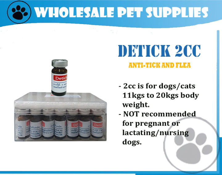 Detick 2cc - Anti Tick and Flea | Lazada PH