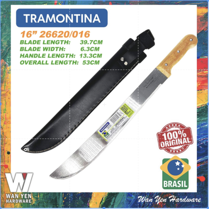 🇧🇷 16" TRAMONTINA BRAZILIAN KN!FE / P!SAU KEBUN / P@rang code: 26620016 ...