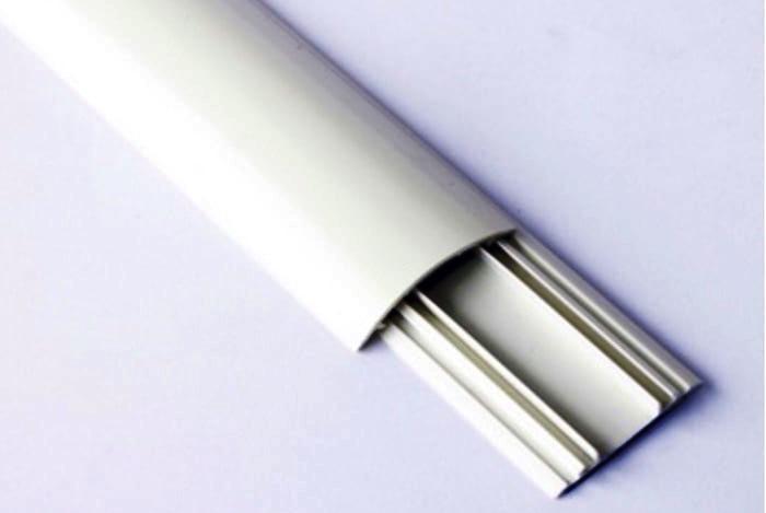 PROTEKTOR KABEL DUCT CURVE 16 X 65 MM X 1 METER / PENUTUP PELINDUNG ...