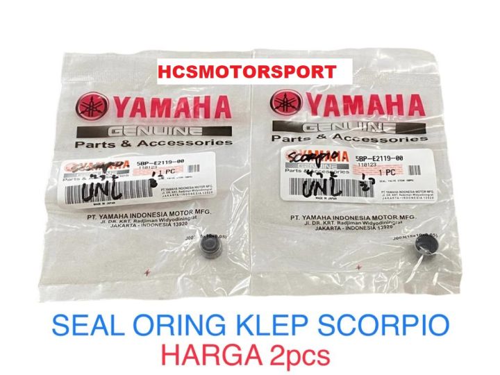 SEAL VALVE SIL ORING KLEP YAMAHA SCORPIO ORIGINAL ASLI YAMAHA | Lazada Indonesia