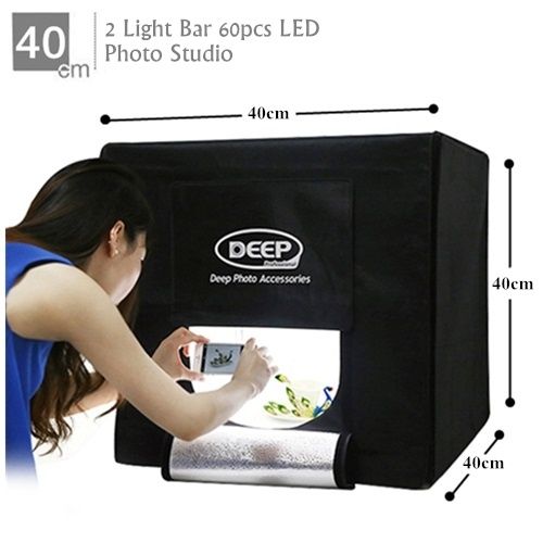DEEP Professional LED Photography Studio Light Box - 40*40cm | Lazada