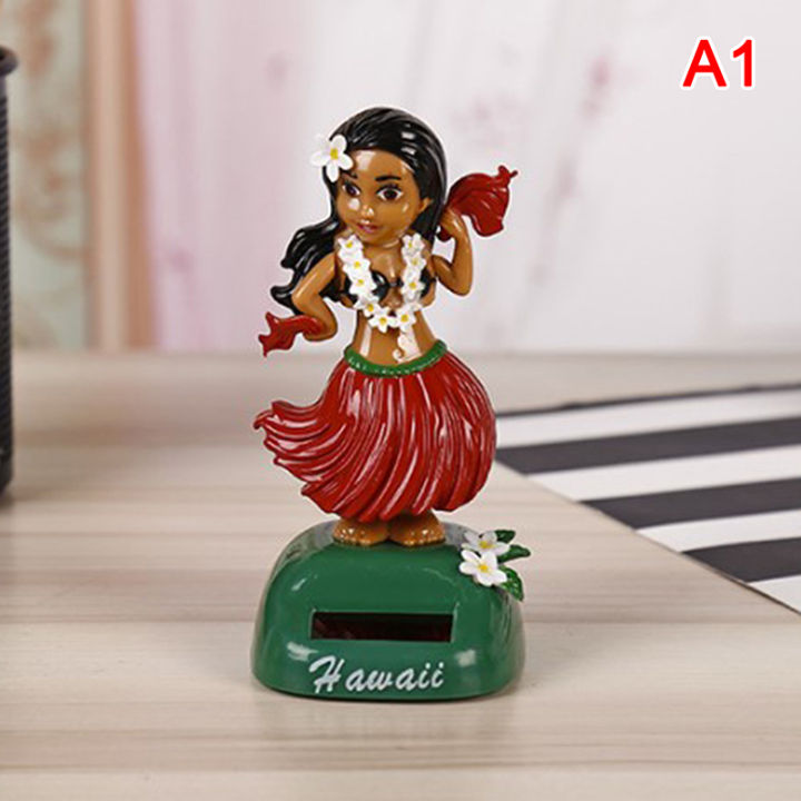 LYM Solar Powered Dancing Decoration Shaking Head Doll Dashboard ...