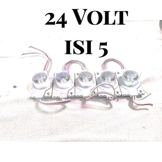 isi 5 Lampu Led Modul 1 Mata Besar 1,5 Watt 24 Volt // LAMPU KOLONG ...