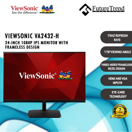 Viewsonic VA240A-H 24" 1080p 120Hz 1ms SuperClear IPS Technology ...