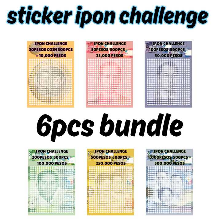 sticker ipon challenge 2024 | Lazada PH