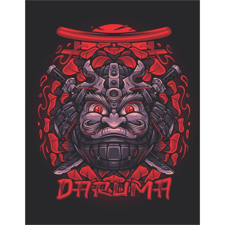 STIKERBAJU SABLON DTF|| A3 ( 28cm x 38cm ) || JAPAN SCARY MASK | Lazada ...