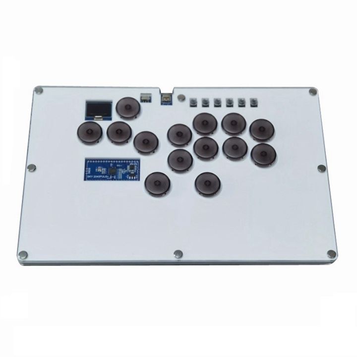 Arcade Fighting Led Hot Swap For Leverless Controller Xinputdinput Mini Buttons Console For Pc