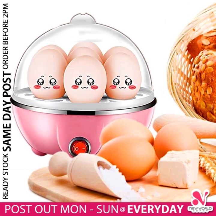 𝟳 𝗘𝗚𝗚𝗦 𝗢𝗡𝗖𝗘 》Electric Egg Cooker Eggs Boiler Multifunction Baby Milk ...