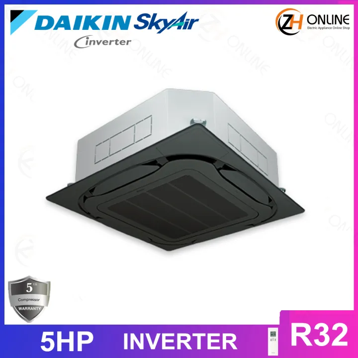 DAIKIN R32 5HP INVERTER FCF125CVM CEILING CASSETTE FCF C SERIES FCF125C ...