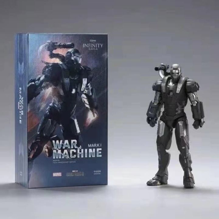 IRON MAN WAR MACHINE Mk I Mark 1 ZD Toys (แท้) 1/10 Action Figure 18 cm ...