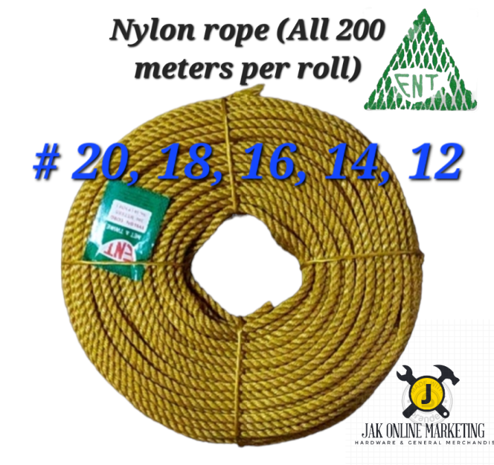 Nylon rope/twisted rope/nylon twine/construction/polypropelene rope (pp ...