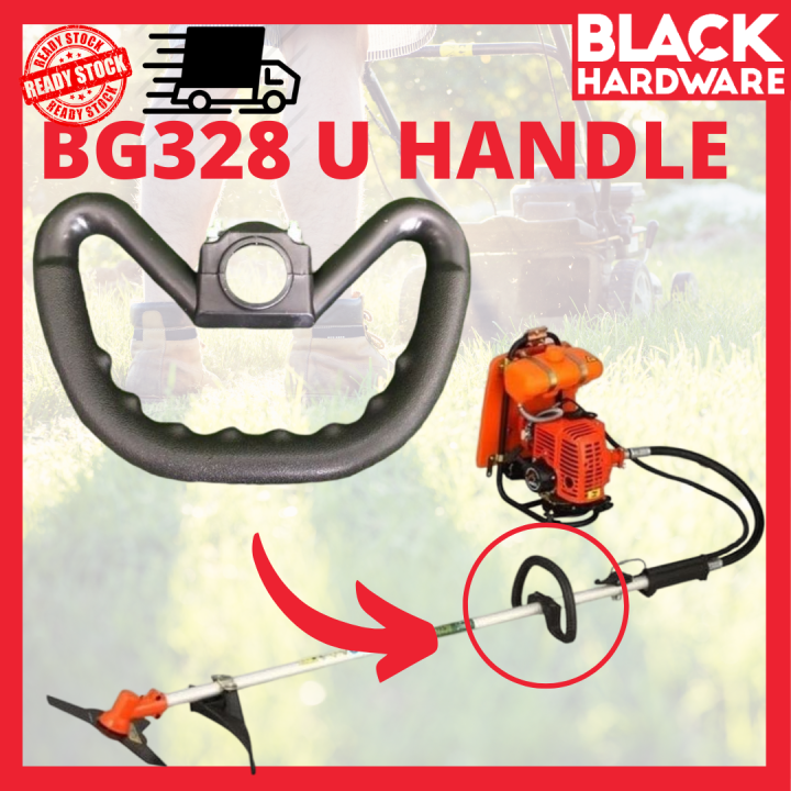 Black Hardware Bg328 U Handle Brush Cutter Crip Pemegang Mesin Rumput ...