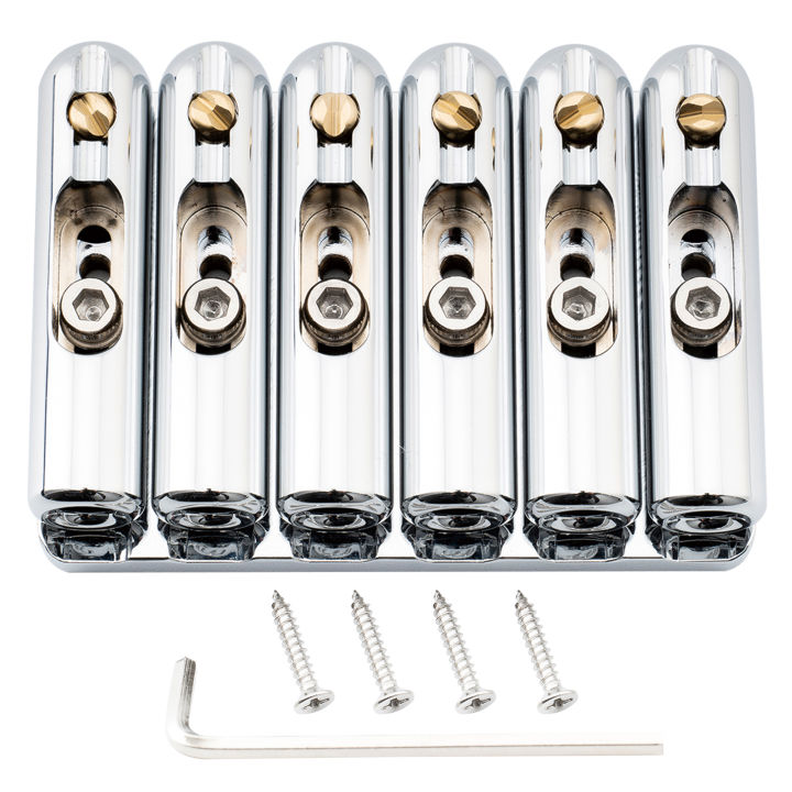 Musiclily Ultra 52.5mm(2-/16 inch) String Spacing Full Solid Brass Non ...