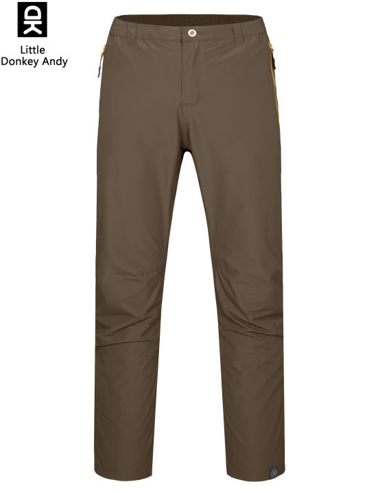 LittleDonkeyAndy Men's Waterproof Lightweight Rain Pants Breathable ...