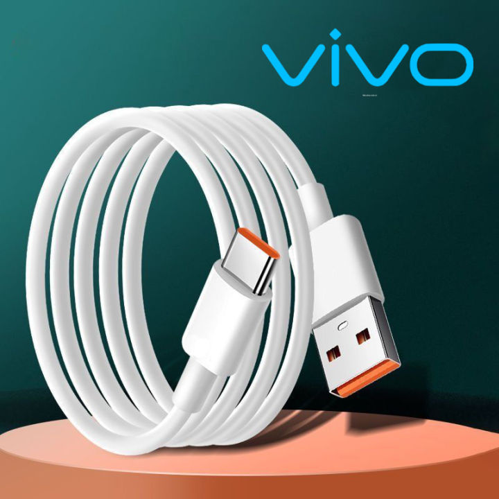 100% Original Fast Charging VIVO Charger 2.4A Type-C Cable USB For ...