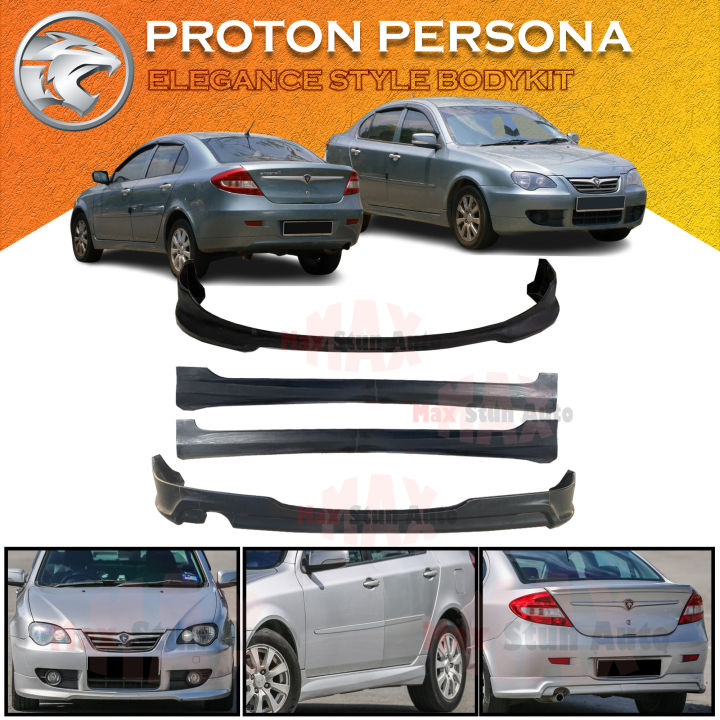 PROTON PERSONA ELEGANCE LOOK FULLSET BODYKIT (ELG) PU BUMPER SKIRT LIP ...