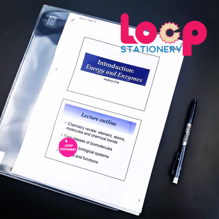 CBE Clear Folder Clear Holder Document Transparent File A4 U Shape ...