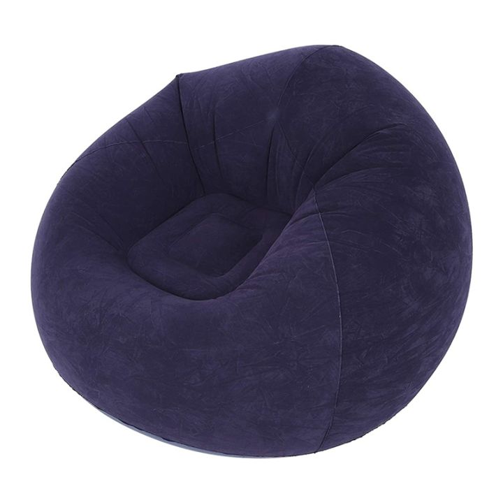 Large Inflatable Sofa Chair Bean Bag Flocking PVC Garden Lounge Beanbag ...