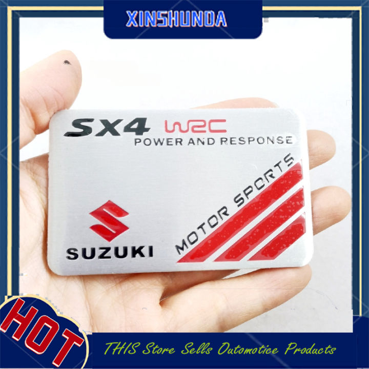 XSD 1 x Aluminum SUZUKI Motorsports Logo Car Auto Decorative Emblem ...