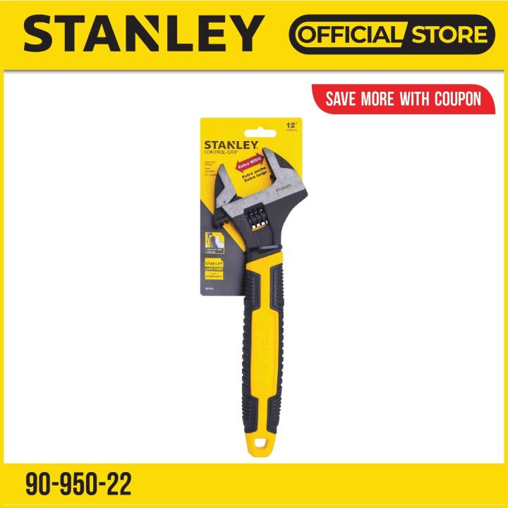 Stanley 90-950-22 (90-950) MaxSteel Adjustable Wrench 12in / 305mm | Lazada