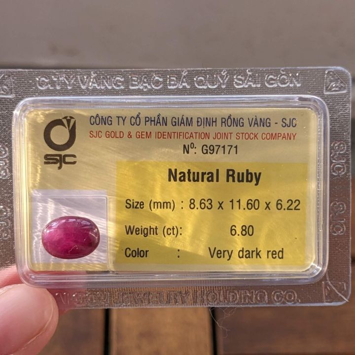 Ruby thiên nhiên SJC 088 | Lazada.vn