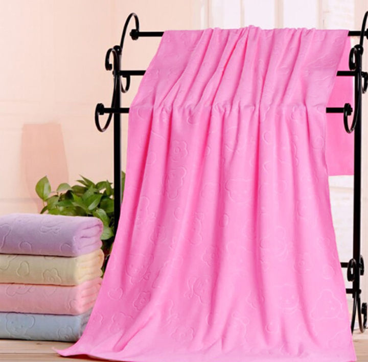 70x140cm | 28*55 Inches Microfiber Towel Korean Three Seconds Dry Bath ...