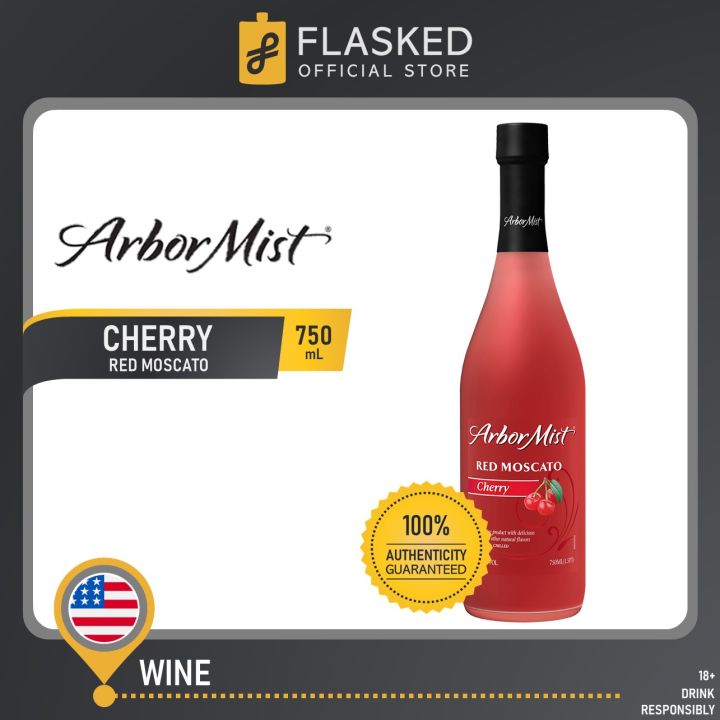 Arbor Mist Cherry Red Moscato Wine 750mL | Lazada PH