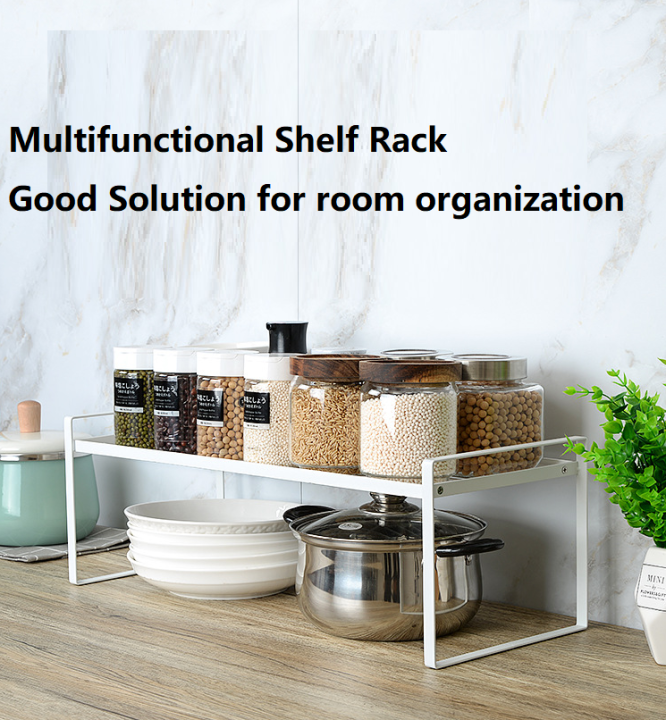 Singapore Simple Stackable Kitchen Rack Organizer Spice Shelf ...