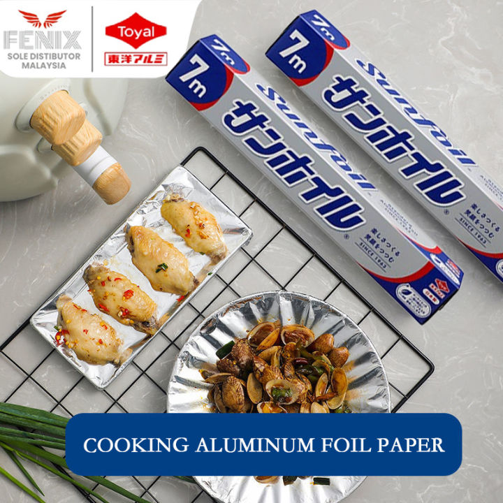 Toyal Sun Aluminium Foil (25Cm X 7M) Baking Tools BBQ Barbecue Tin ...