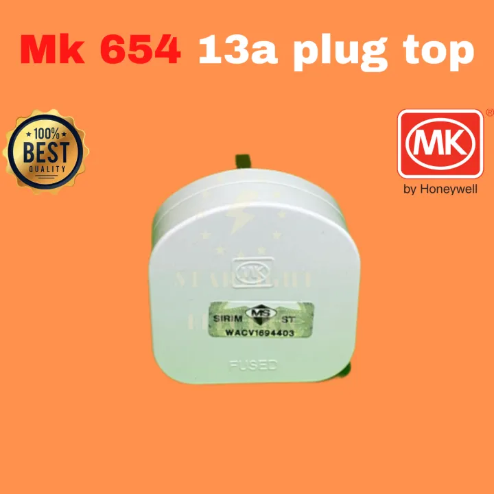 MK 654 13A PLUG TOP 【READY STOCK】[SIRIM approved] 20pcs/box | Lazada