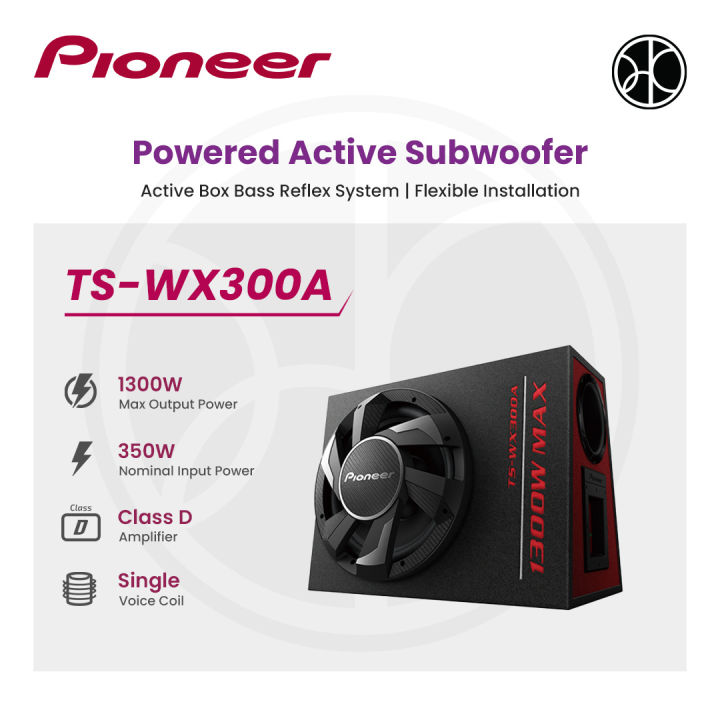 Pioneer TS-WX300A Powered Active Subwoofer | Lazada