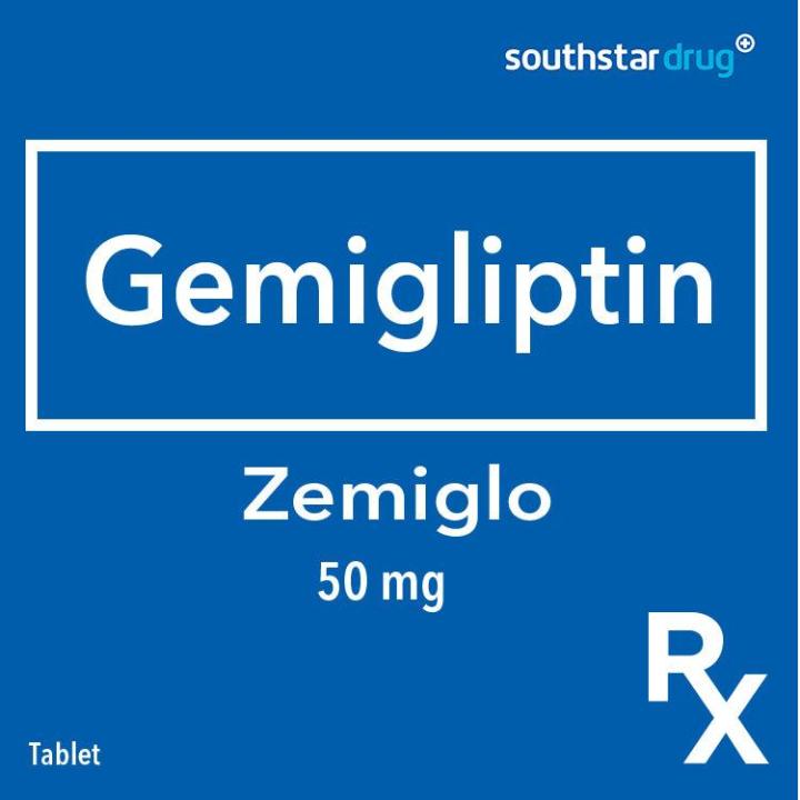 Rx: Zemiglo 50mg Tablet | Lazada PH