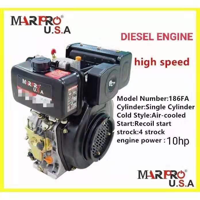 MARPRO DIESEL ENGINE HIGH SPEED 10HP | Lazada PH