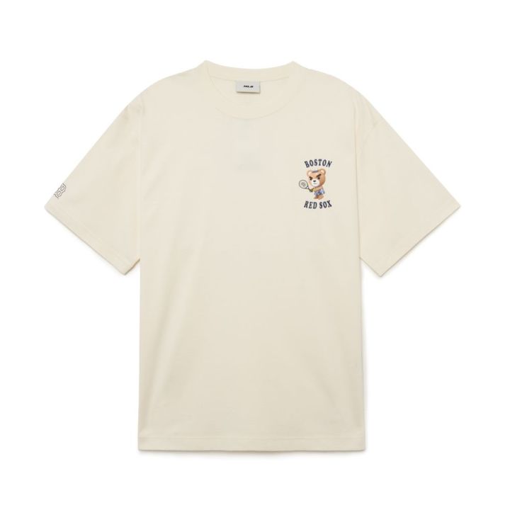 MLB เสื้อยืดแขนสั้น Unisex รุ่น 3ATSE0334 43CRD - สีขาว | Lazada.co.th